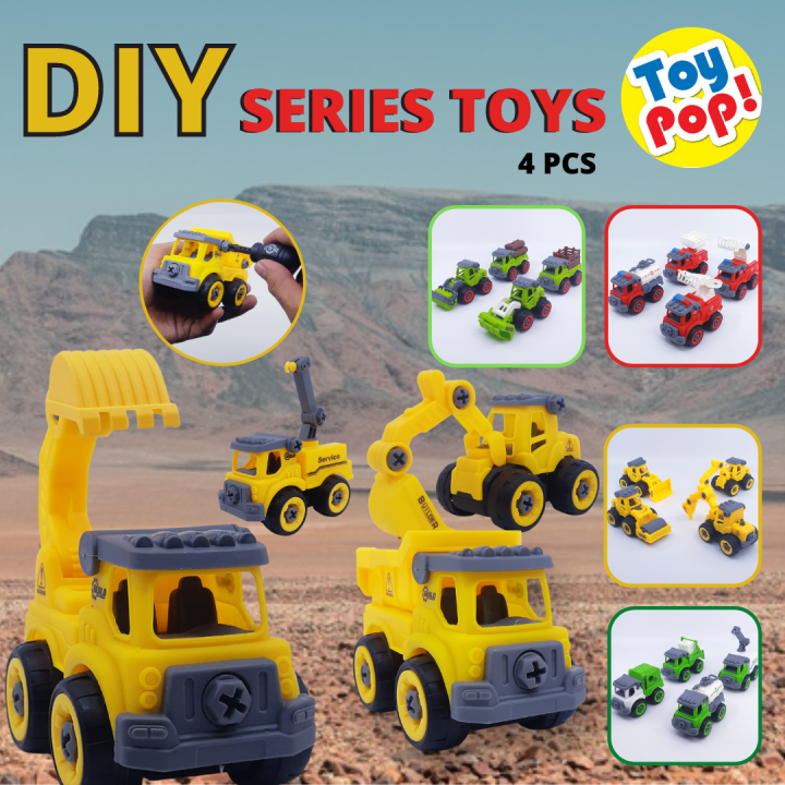 Mainan Anak DIY Fire Truk Bisa Dirakit Sendiri Dengan Baut dan Obeng ... Mainan Anak DIY Fire Truk Bisa Dirakit Sendiri Dengan Baut dan Obeng ...