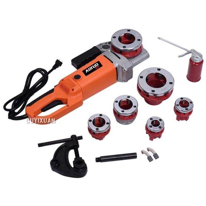 Galvanized Iron Electric Pipe Threader Electric Pipe Threading Machine ...