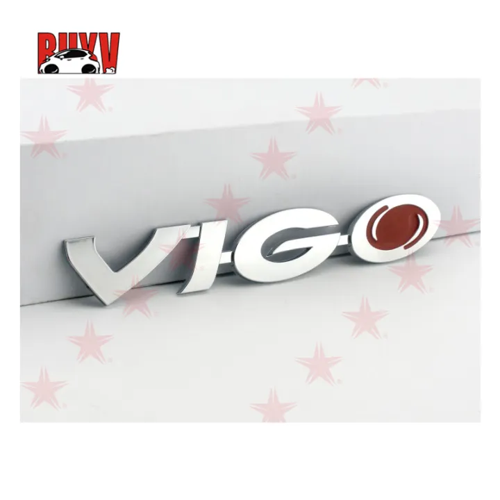 BuyV Plastic 3D VIGO Emblem Sticker Car Trunk Pickup Decoration ...