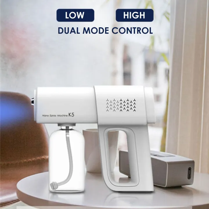 Nano Atomizer Sanitizer Disinfection Disinfectant Mist Fogging Spray Gun Portable Handheld ...