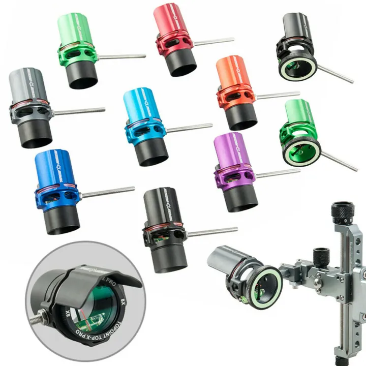 TOPOINT TP8750 Bow Sight Scope with Lens for Compound Bow Level of Competition Sight Scope with ...