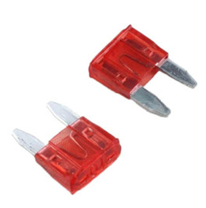 10 Pcs Sikring sekring fuse tancap colok 10a / 10A fuse kecil | Lazada ...