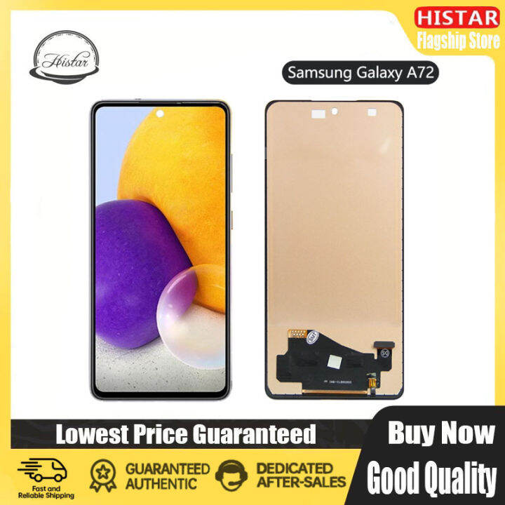 Samsung LCD Samsung Galaxy A72 A725 LCD Touch Screen Display Frame Assembly for Replacement ...