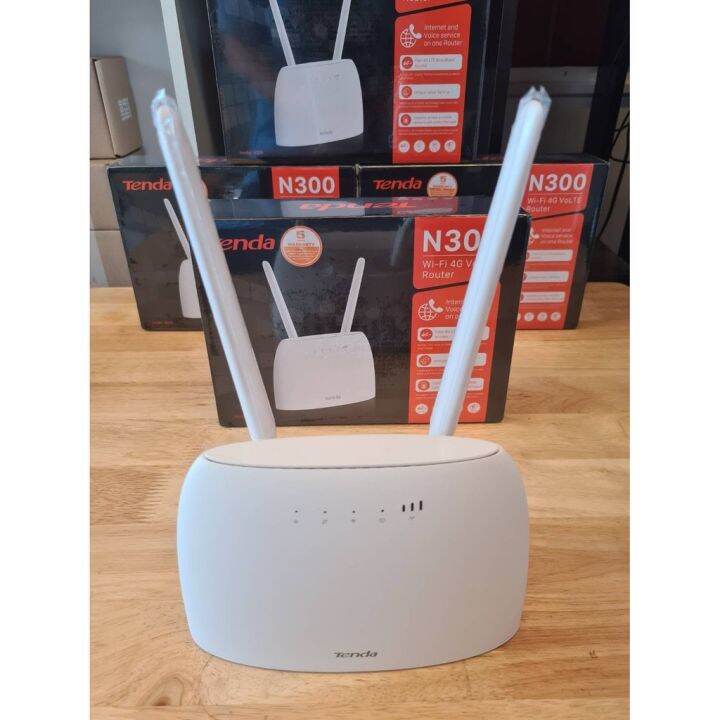 Tenda 4G06 N300 Wi-Fi4G VoLTE Router | Lazada.co.th