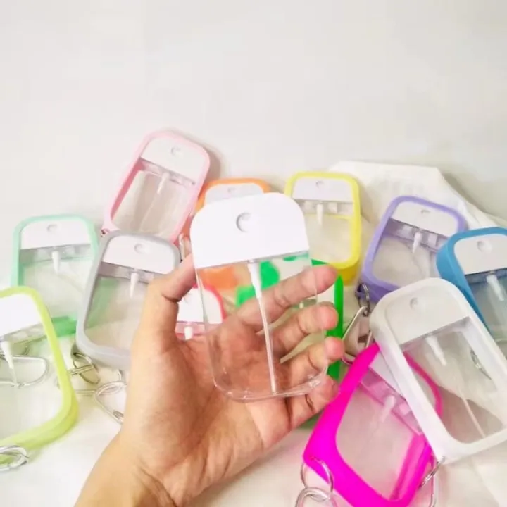 Alcohol Mist Spray with Case and Keychain Holder Travel Portable Card ...