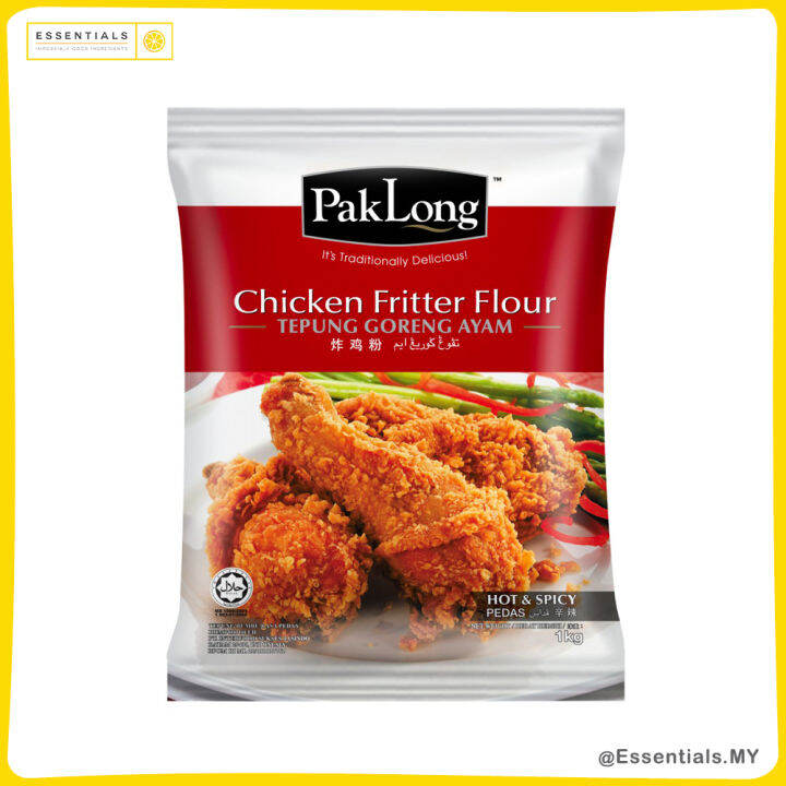 Pak Long Chicken Fritter Flour Hot & Spicy (1kg) [HALAL] | Lazada