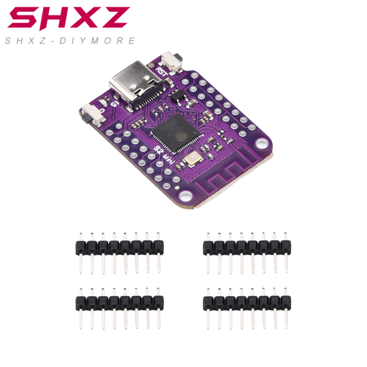 SHXZ Diymore ESP32-S2FN4R2พื้นฐานของบอร์ด WiFi ขนาดเล็ก S2 ESP32 ESP32 ... SHXZ Diymore ESP32-S2FN4R2พื้นฐานของบอร์ด WiFi ขนาดเล็ก S2 ESP32 ESP32 ...