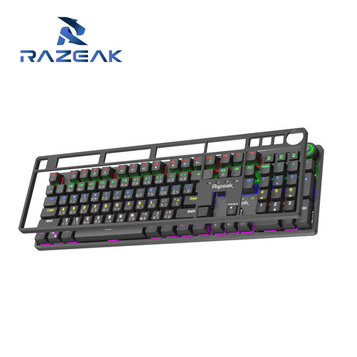 RAZEAK RK-X36 คีย์บอร์ดเกมส์มิ่ง มีไฟสวย keyboard Gaming รับประกัน ...