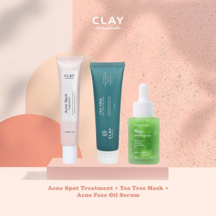 Clay Botanicals Paket Acne Series | Lazada Indonesia