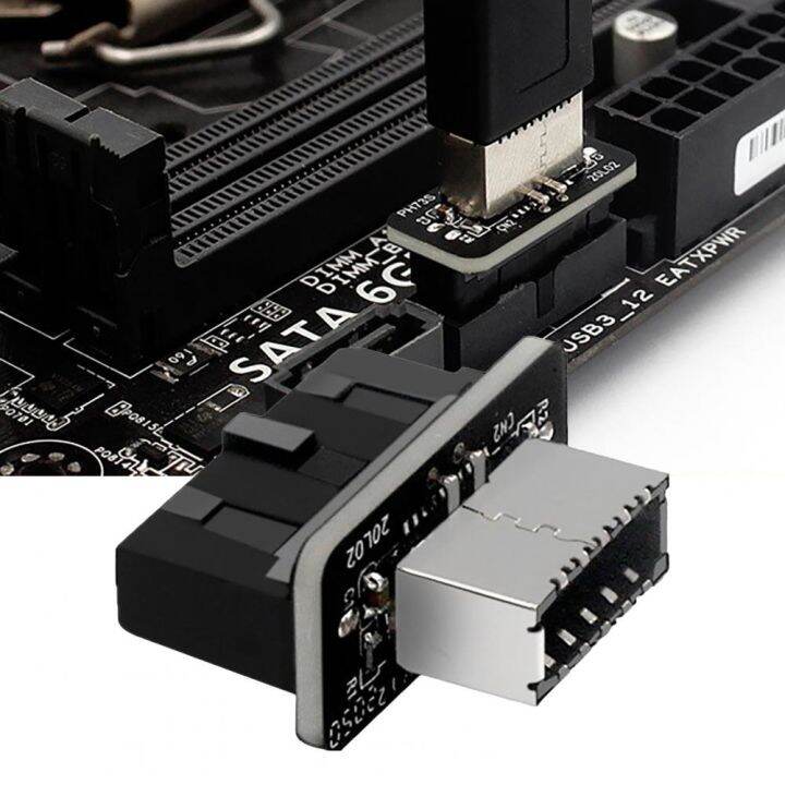 Motherboard Internal USB 3.0 20Pin/19P Header to Type-E A-Key USB 3.1 ...