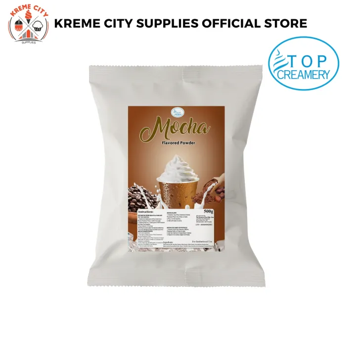 Top Creamery Mocha Ice Blend Drink Powder 500g | Lazada PH