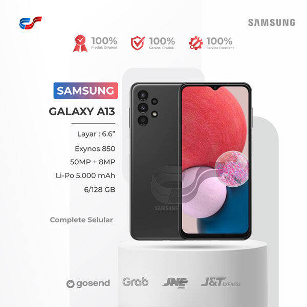 Samsung Galaxy A13 6/128GB - Exynos 850 (8nm) | Layar 6.6 inch | Quad ...