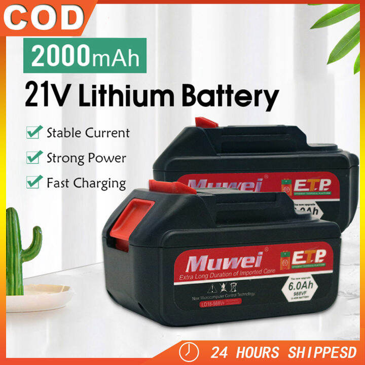 Original Battery Lithium Battery 21V Rechargeable Spare Battery 998VF ...