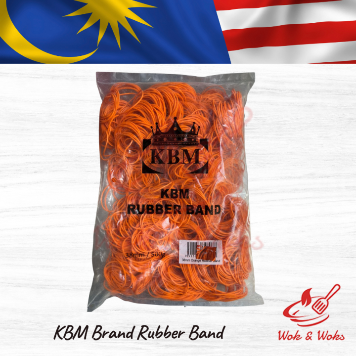 KBM Brand 38mm Rubber Band / Gelang Getah 38mm Jenama KBM (500grm) | Lazada