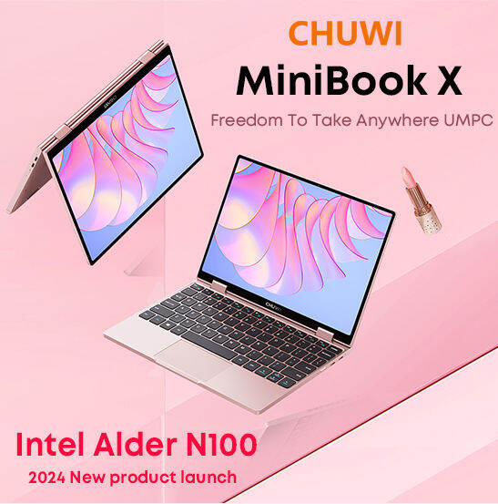 CHUWI MiniBook X N100แล็ปท็อป2K หน้าจอสัมผัส2024ล่วงหน้า12G + 512G แฟชั่นพกพาได้กะทัดรัด ...
