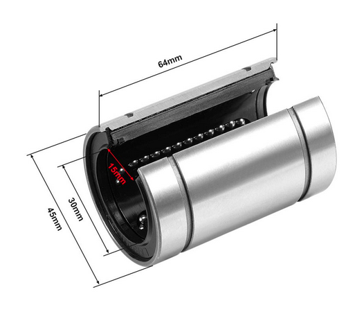 LM30UUOP ( 30 x 45 x 64 mm.) SAMICK Linear motion, Linear bushing ...