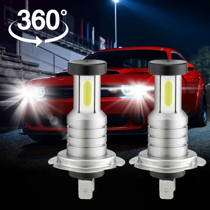 LED Headlight Bulbs 360 Degree Lighting Conversion Globes Canbus Bulbs ...