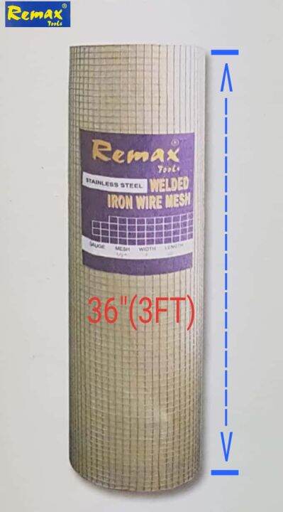 REMAX 1/4'' X 1/4'' X 0.8MM X 3FT X 50FT STAINLESS STEEL WIRE MESH 20 ...