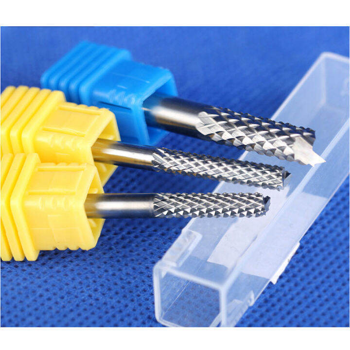 1pc 3.175--6mm SHK A series PCB กัดข้าวโพด End Milling Cutters คาร์ไบด์ ...