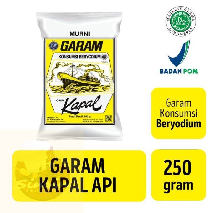 Garam Kapal Api 250 gram | Lazada Indonesia