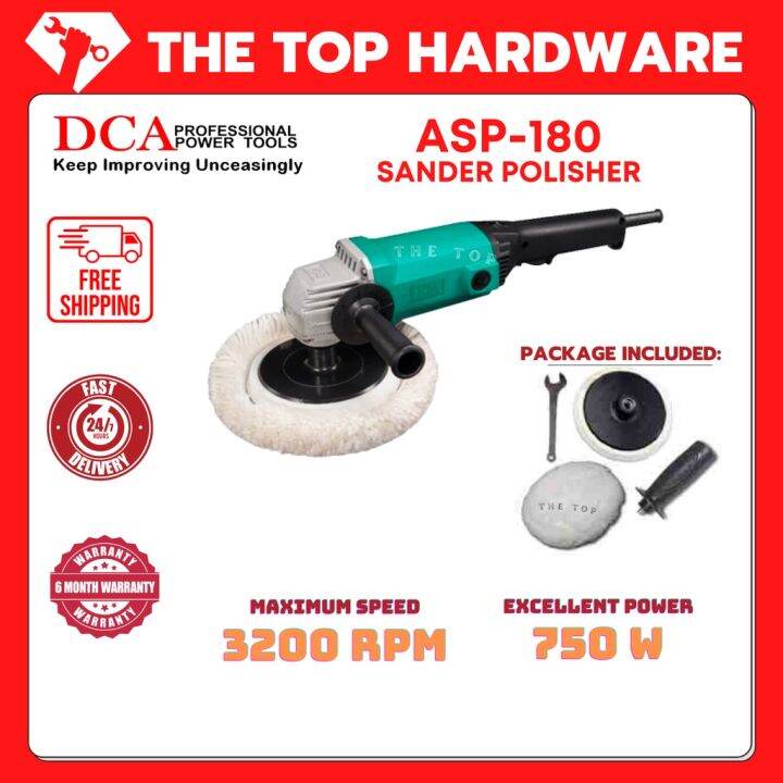 *READY STOCK* DCA ASP180 7" SANDER POLISHER MACHINE 750W | Lazada