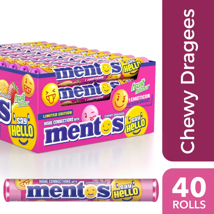 Mentos Say Hello Fruit Roll | Lazada PH