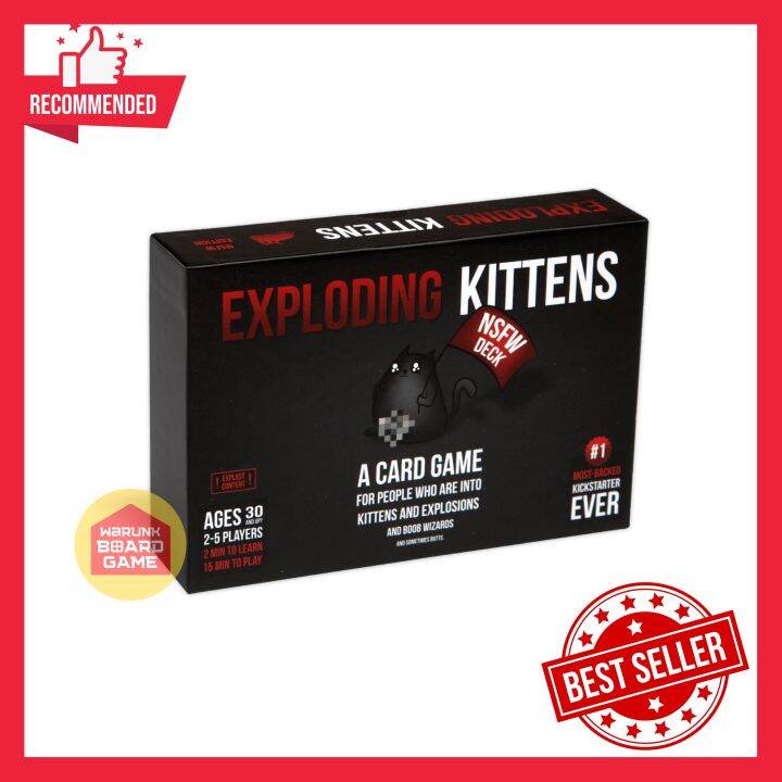 Exploding Kittens NSFW – Exploding Kitten Black NSFW Lite Board Game | Lazada Indonesia