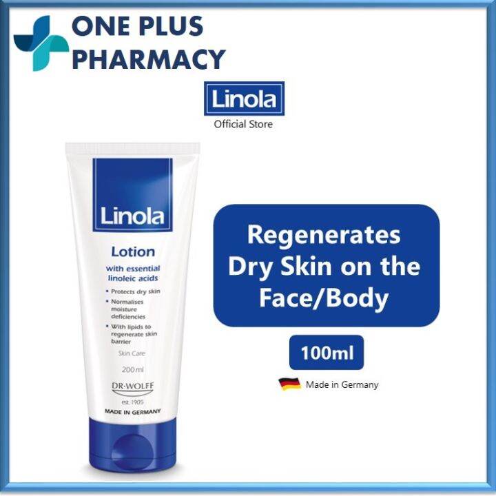Linola Lotion 200ml - For Dry and Sensitive Skin | Regenerates Skin ...