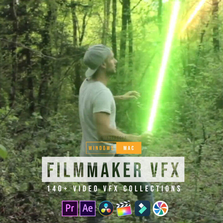 【Best Seller】 Filmmakers Video Effects VFX Collection for Premiere Pro, After Effects, DaVinci ...