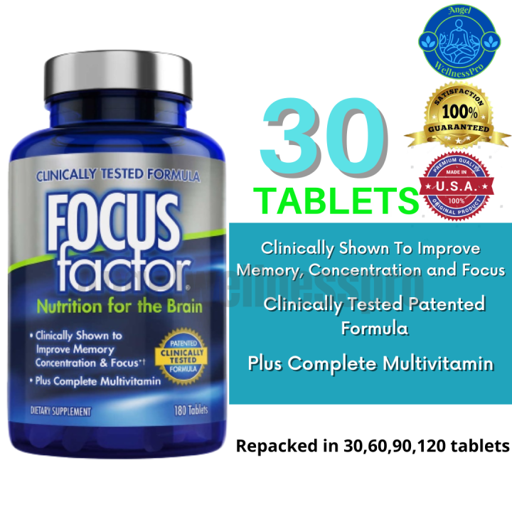 FOCUSfactor Nutrition for the Brain Dietary Supplement- 30 Tablets ...