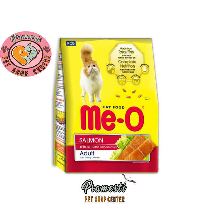 Meo Salmon Me-O Adult 1,2 Kg Makanan Kucing - PRAMESTI PET SHOP CENTER ...