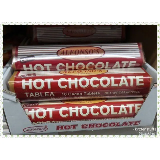 Alfonso's Classic Hot Chocolate Tablets 200g Tablea (1 pack) | Lazada PH
