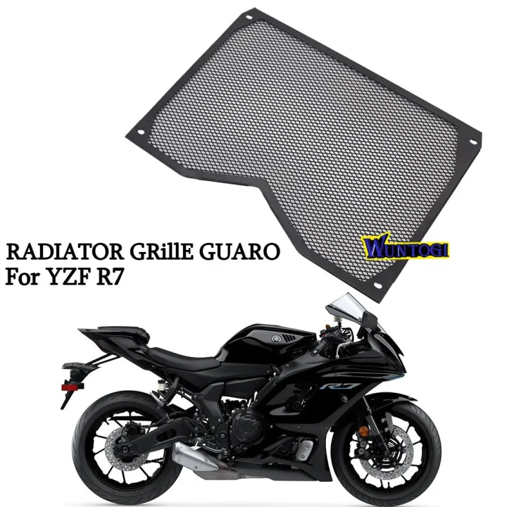 New YZF-R7 Motorcycle Radiator Guard R7 Accessories For YAMAHA YZF R7 ...