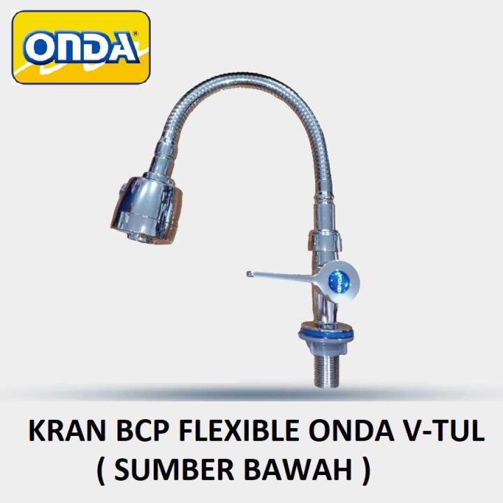 Kran Bak Cuci Piring ONDA FLEXIBLE Keran Air BCP V-TUL Sumber Bawah ...