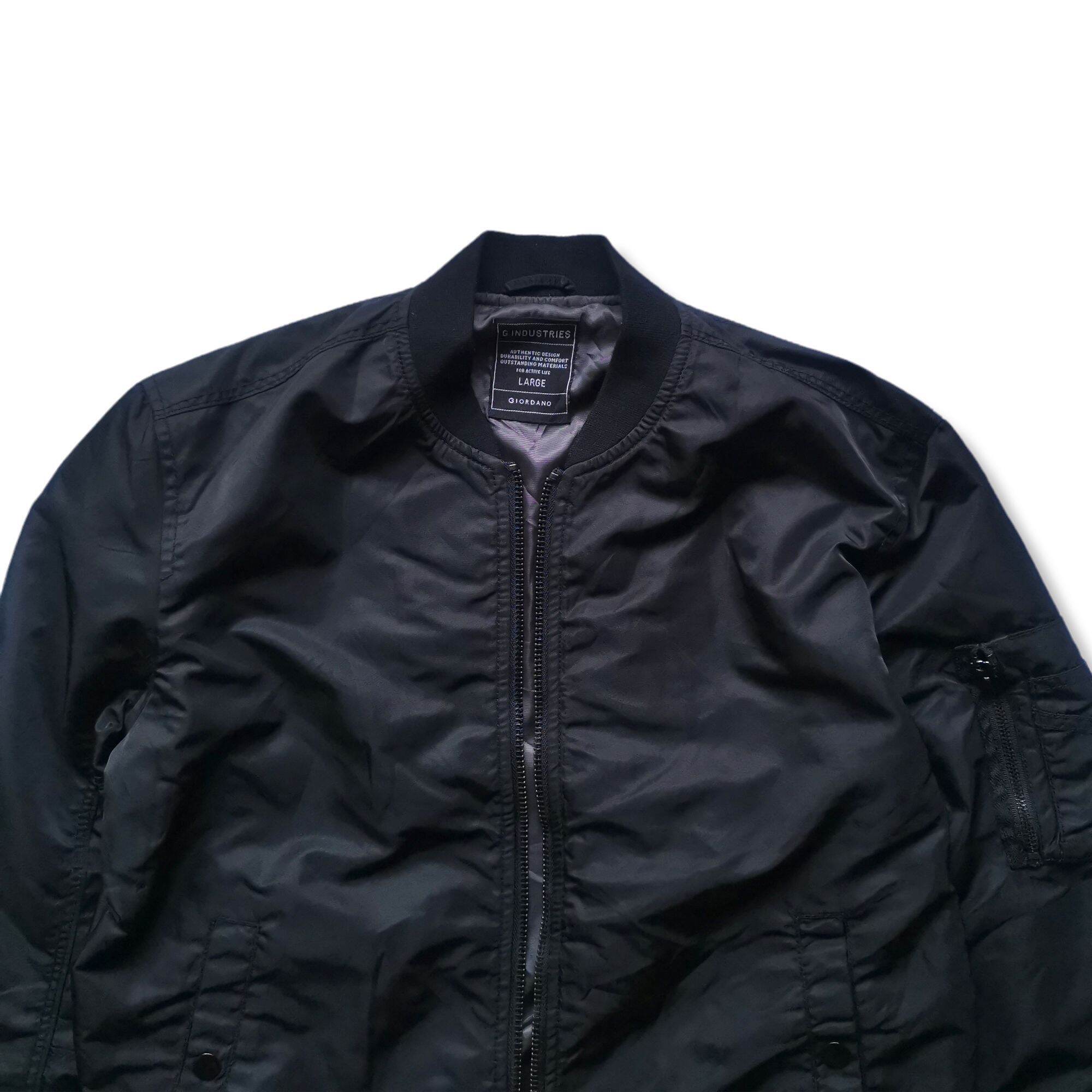 GIORDANO G INDUSTRIES Flight Jacket รอบอก 44” | Lazada.co.th