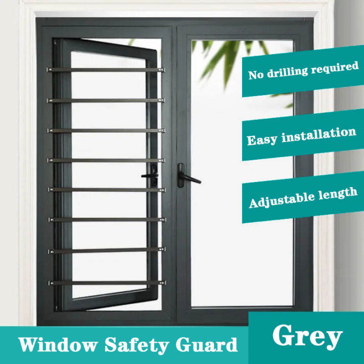 【Pre-sale】 Window Safety Guards for Kids, Retractable Security Window ...