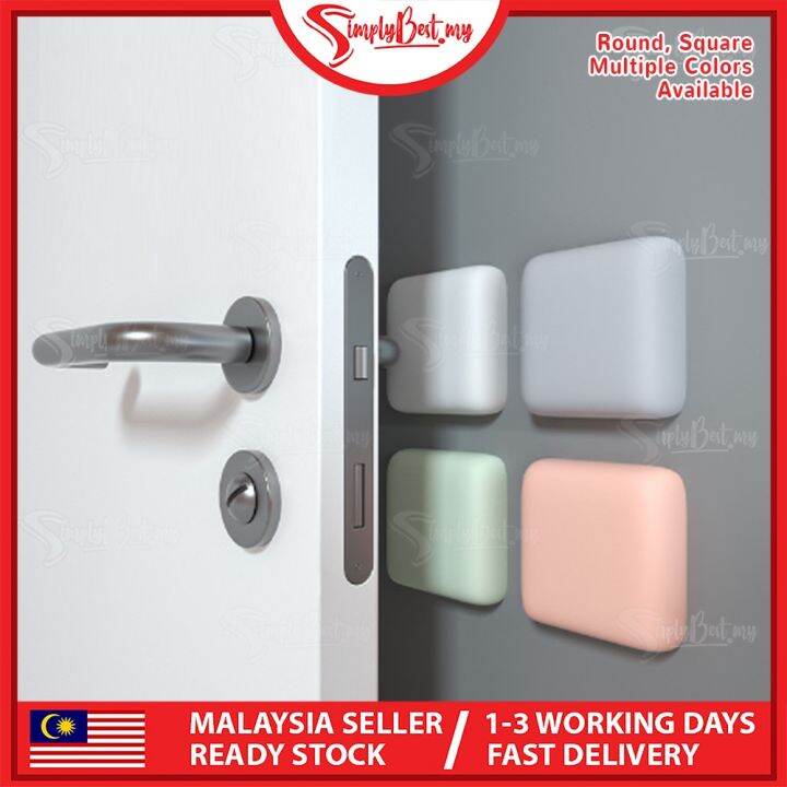 SIMPLYBEST Door Anti Collision Silicone Pad Door Handle Bumper Wall ...