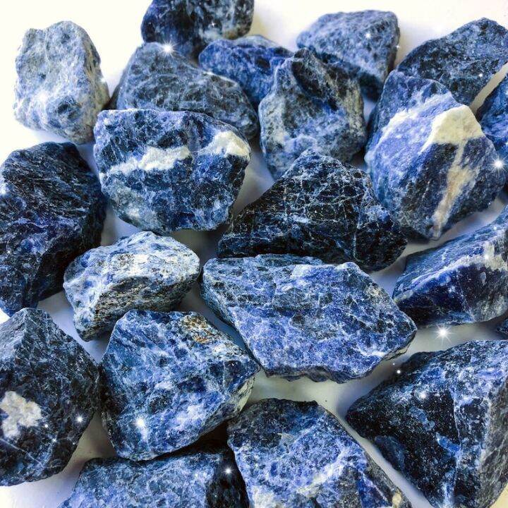 Sodalite-thô sodalite thạch anh chữa bệnh màu xanh dương tự nhiên ...