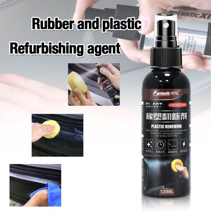 Car Plastic Restorer Back To Black Gloss Cleaning Auto Polish Repair Coating Renova 120ml ...
