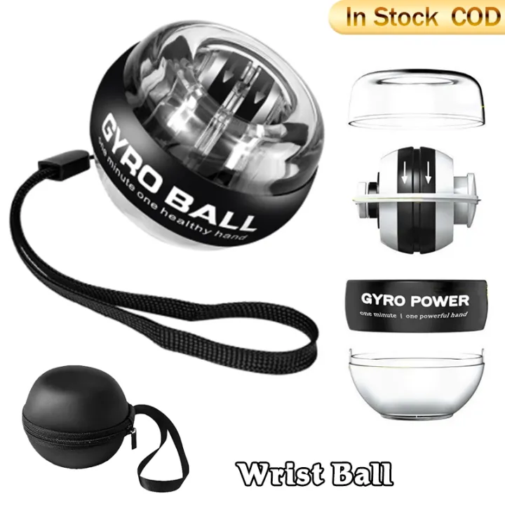 Wrist Training Ball Auto-Start Exerciser With LED Lights Self-starting ...