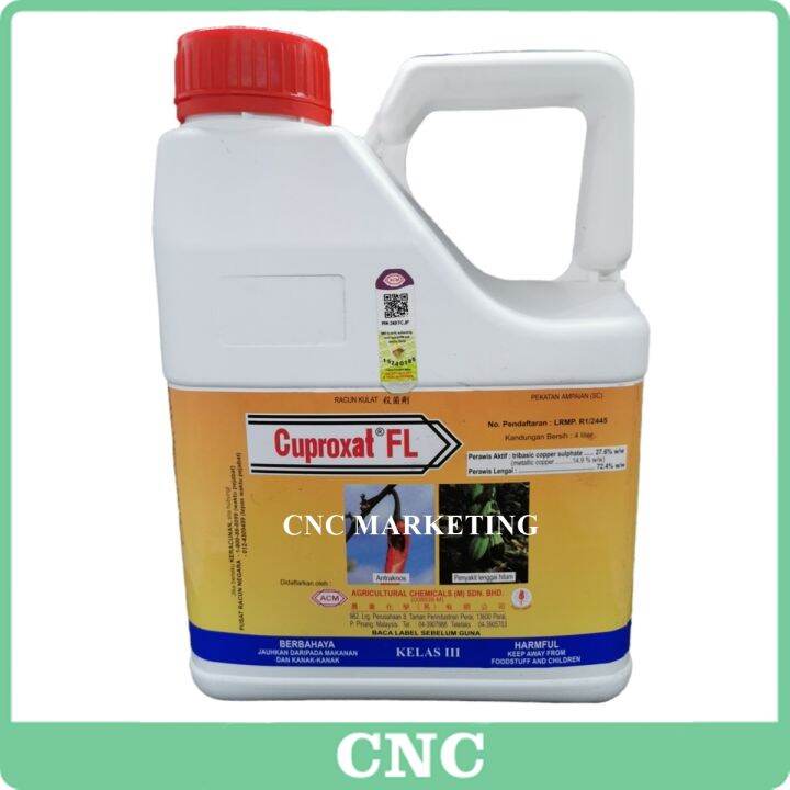 4L Cuproxat FL ACM Tribasic Copper Sulfate 27.6% Racun Kulat Kuprum ...