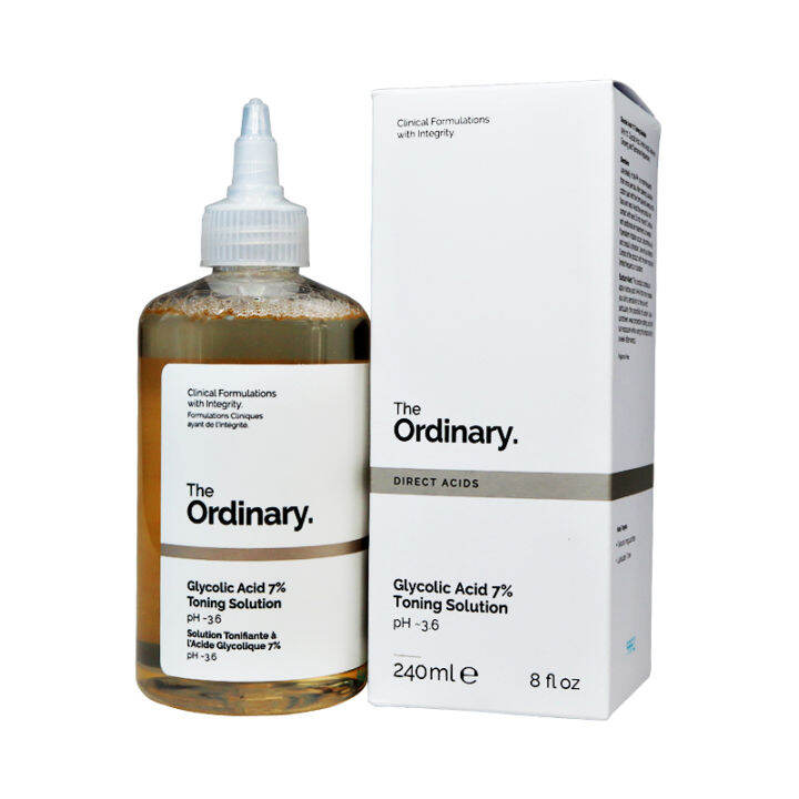 The ordinary Toner Glycolic Acid 7% Glycolic Acid and Fruit Acid ...