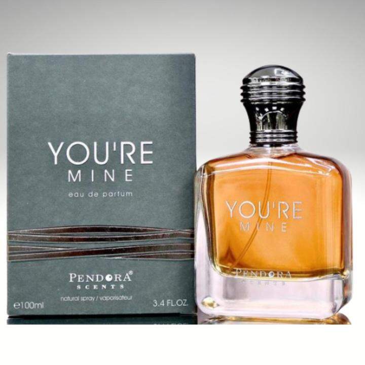 (Long Lasting) Pendora Men's You're Mine Perfume (100ml) | Lazada