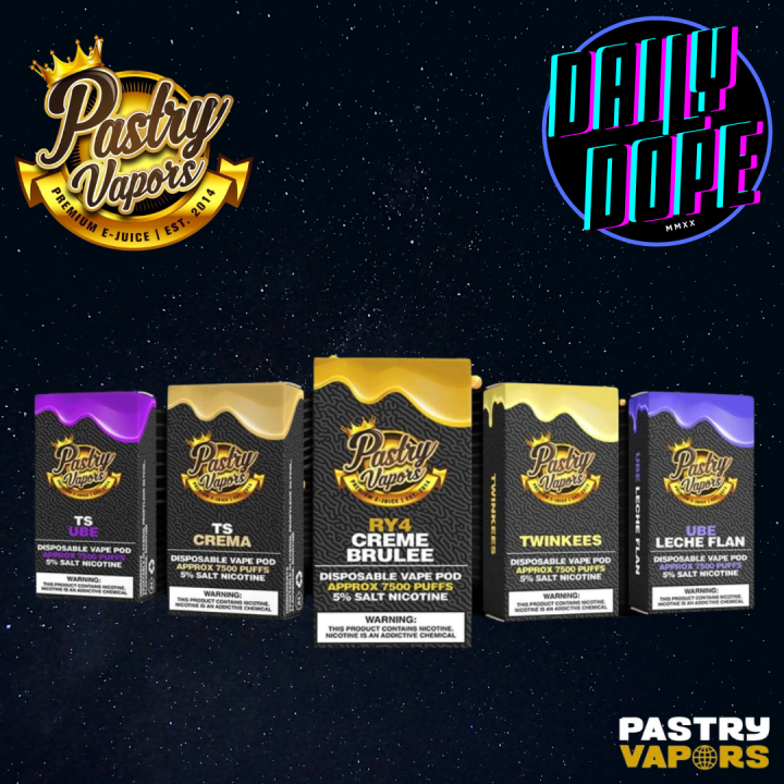 {Legit} Pastry Vapors Disposable Pod 7500 Puffs Pastry Edition | Pastry ...