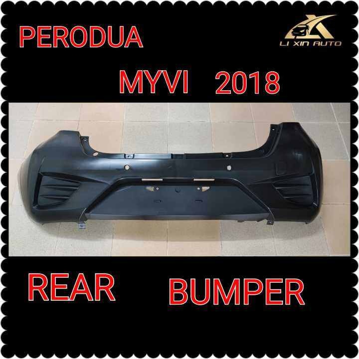 PERODUA MYVI 2018 GEN3 REAR BUMPER BELAKANG BUMPER | Lazada