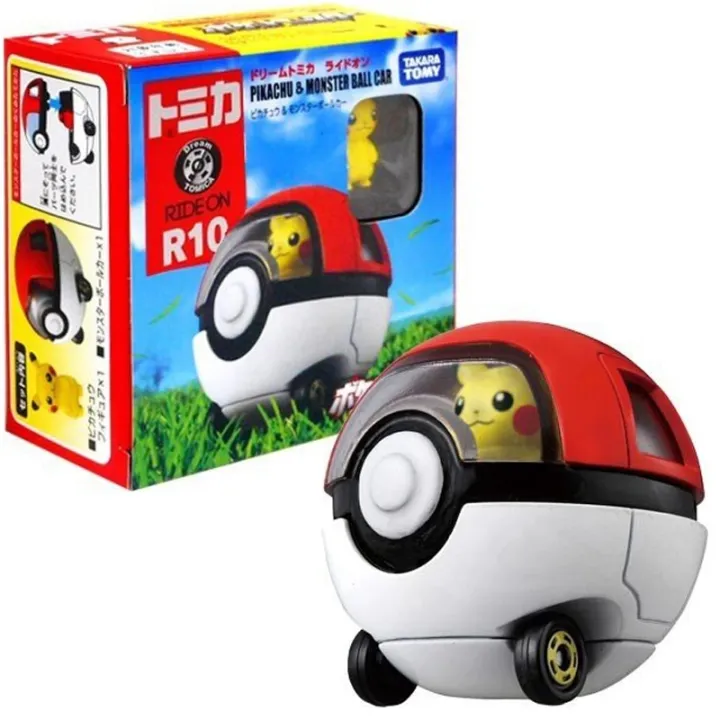 TOMY Pokemon Pikachu Poke Ball Cockpit Ball Car Toys Hobbies Anime ...