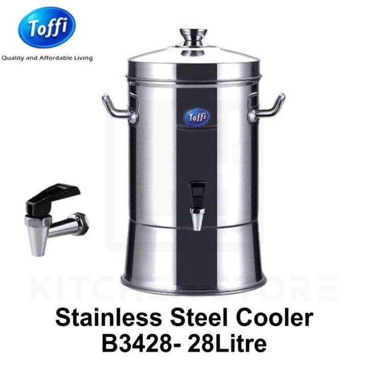 TOFFI WATER COOLER DISPENSER STAINLESS STEEL B3428-28LITRE | Lazada