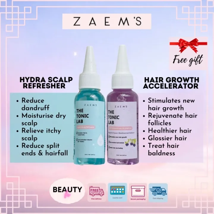 [FREE GIFT] ZAEM's The Tonic Lab Scalp Refresher 50ml | Lazada