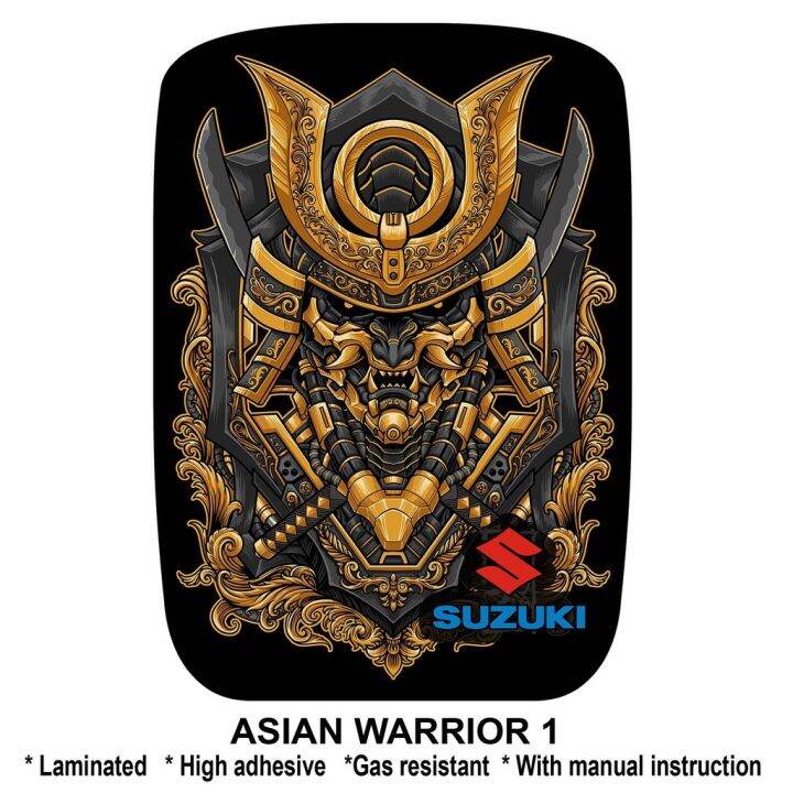 SUZUKI SMASH GAS TANK STICKER ASIAN WARRIOR 1 ej cycle | Lazada PH