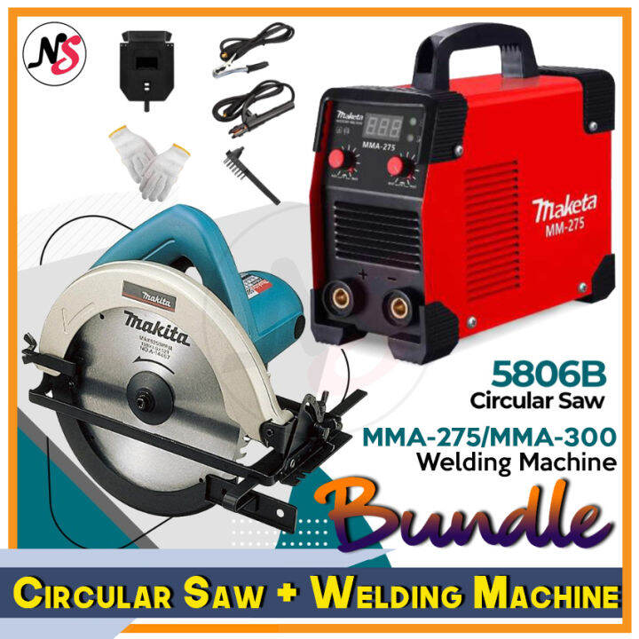 (BUNDLE) Maketa MMA-275/MMA-300 Welding Machine WITH 5806B/M1Y-185 ...